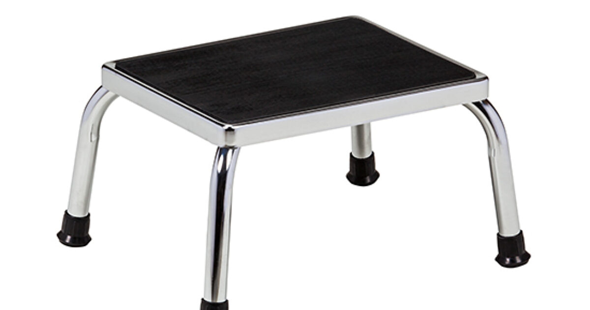 Clinton Industries Chrome Step Stool T-40 | Rallis