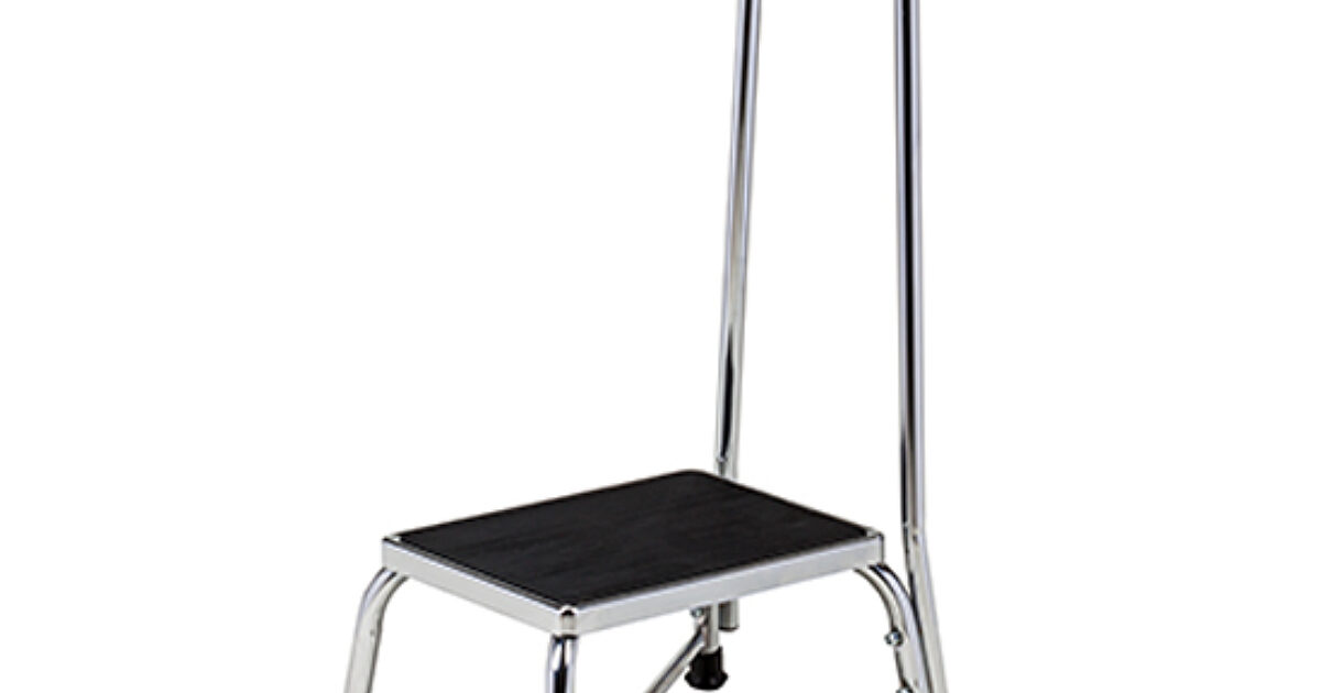 Clinton Industries Chrome, Bariatric, Step Stool with… | Rallis